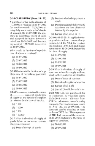 Taxmann's GST Practitioners' Question Bank | PDF