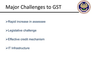 goods and service tax | PPTX