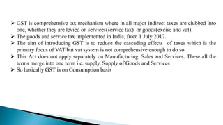 Goods and Services Tax (GST) | PPTX