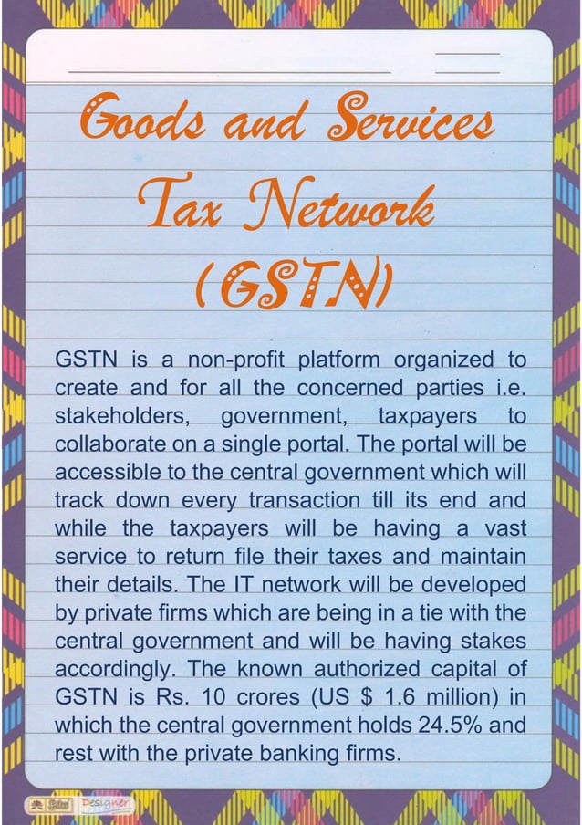 project on gst | PDF
