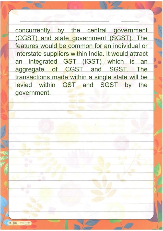 project on gst | PDF