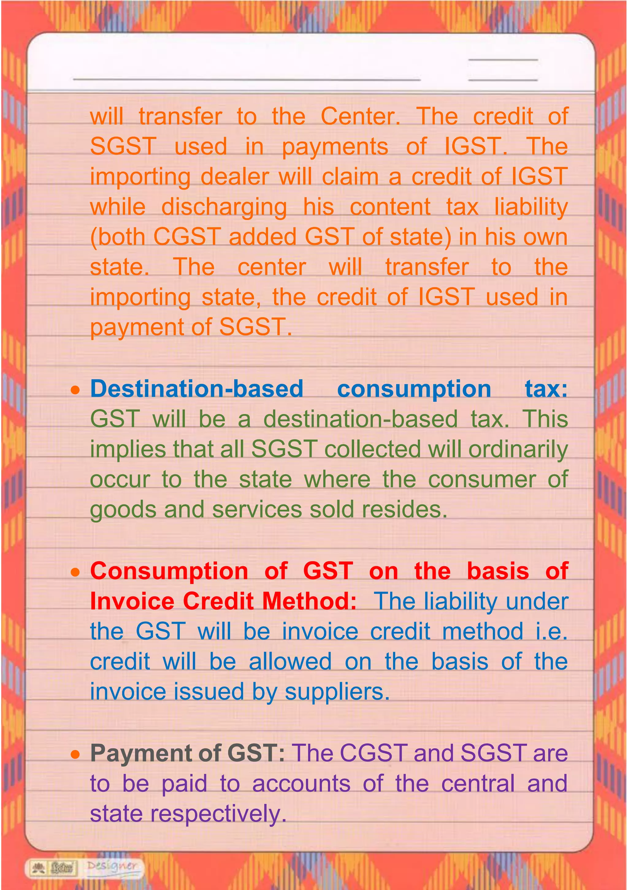 Economics Class 12 CBSE project on GST (Goods and Services Tax) | PDF