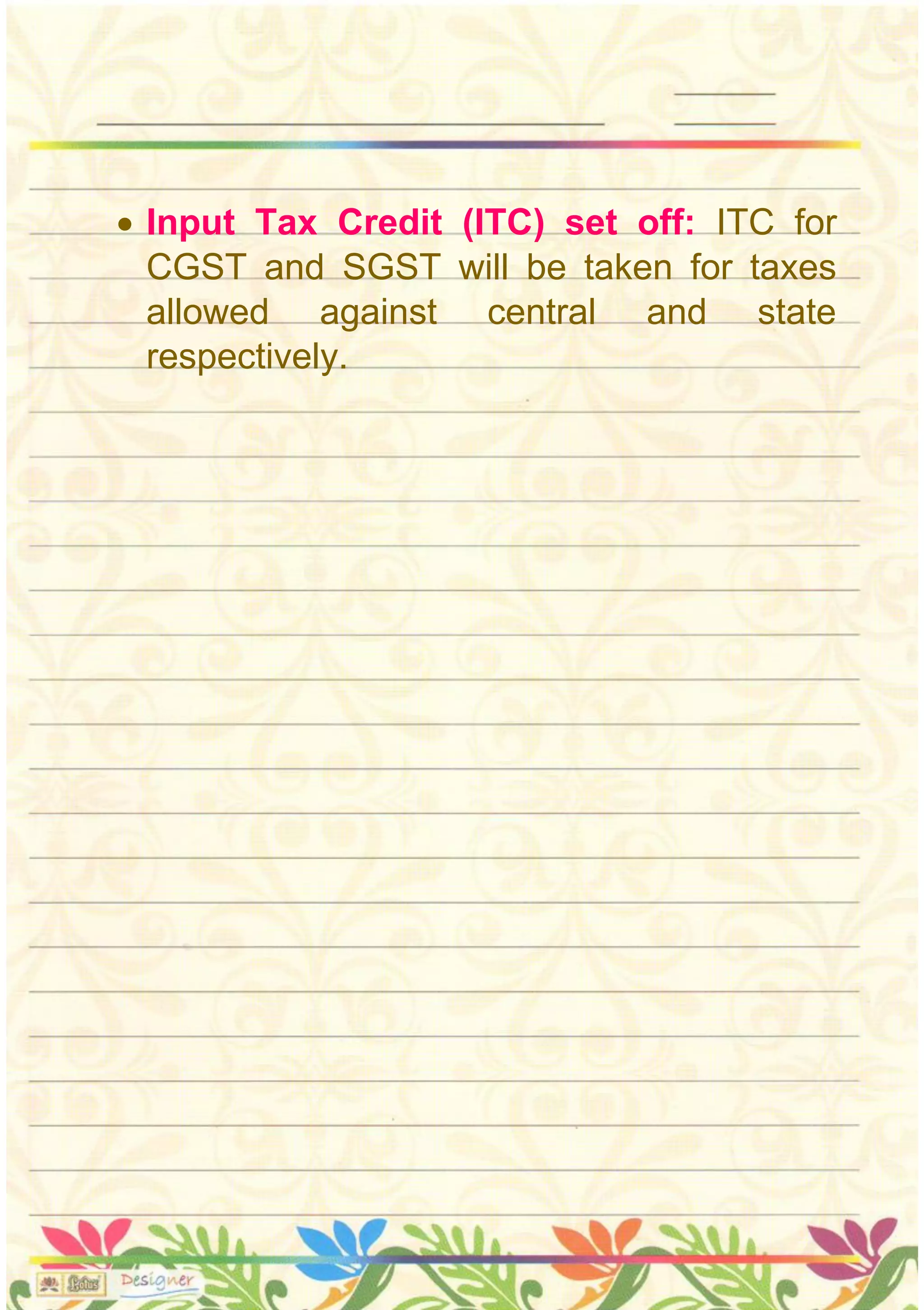 Economics Class 12 CBSE project on GST (Goods and Services Tax) | PDF