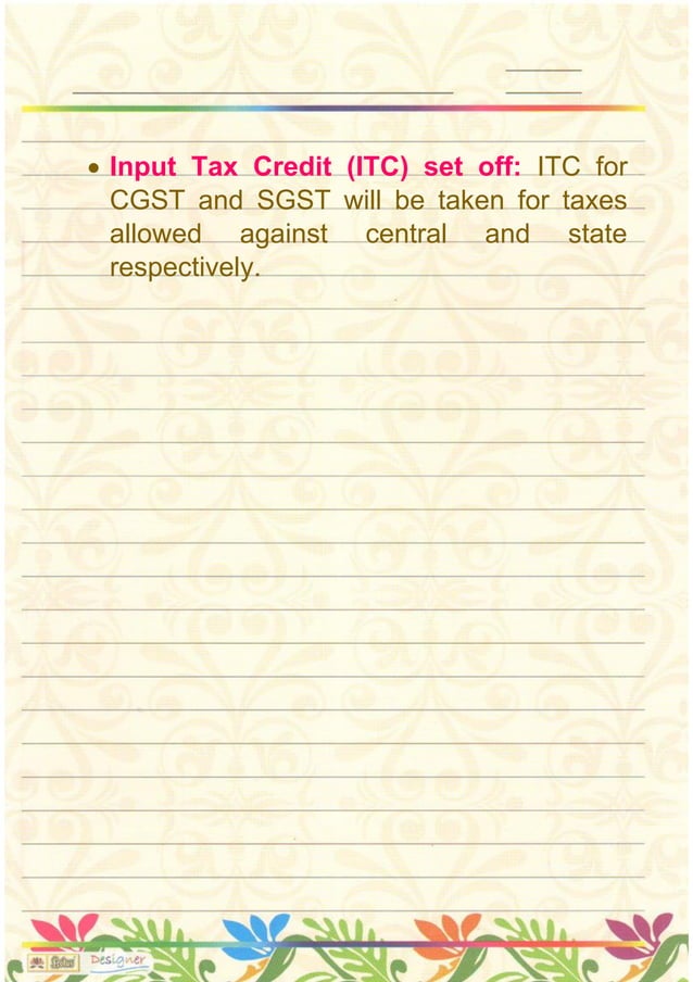Economics Class 12 CBSE project on GST (Goods and Services Tax) | PDF ...
