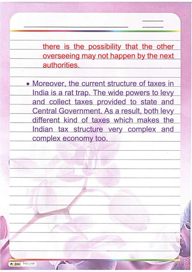 Economics Class 12 CBSE project on GST (Goods and Services Tax) | PDF ...