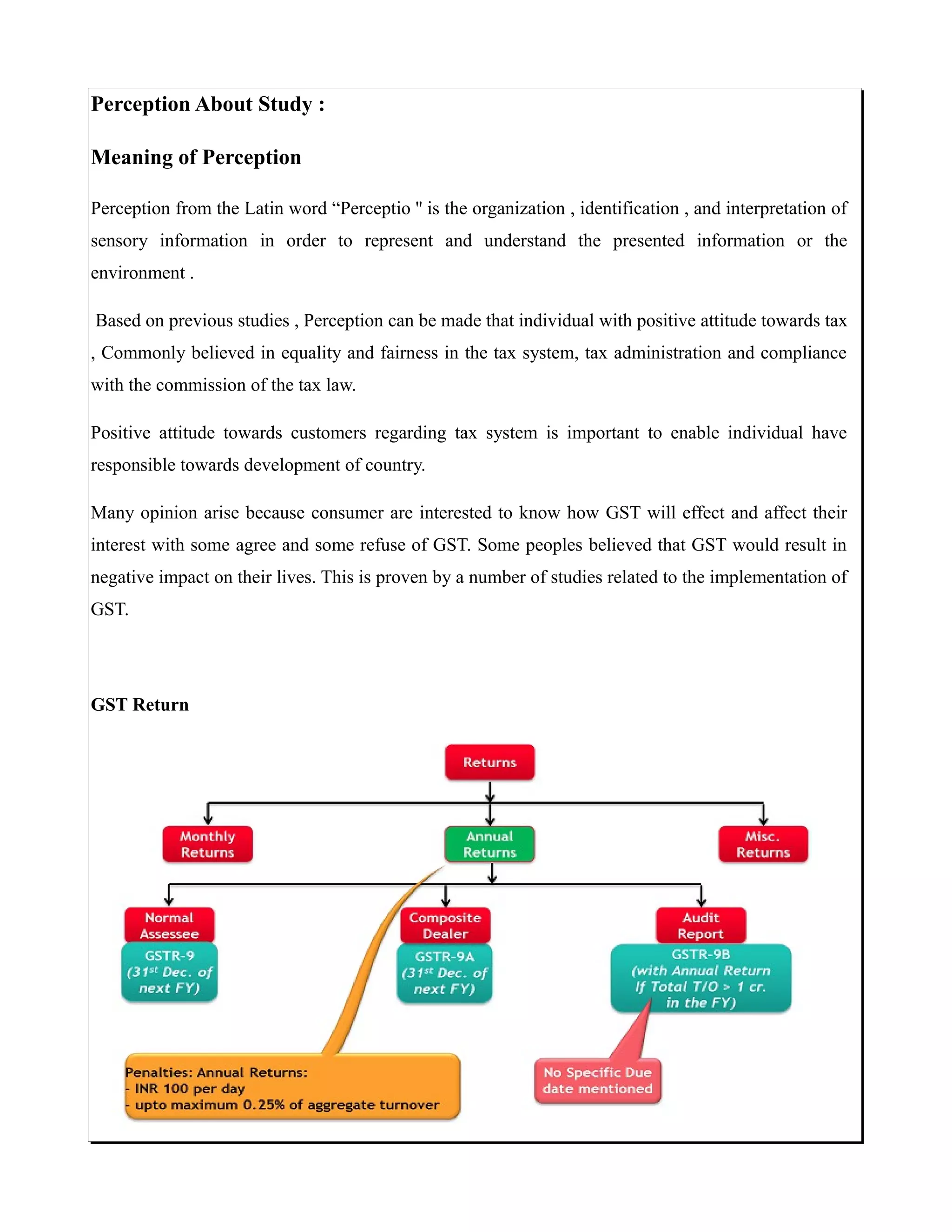 Project Report on GST 2018 | PDF