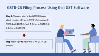 Complete Guide to GSTR-2B Form Process Using Gen GST Software | PDF