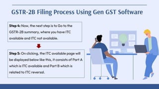 Complete Guide to GSTR-2B Form Process Using Gen GST Software | PDF