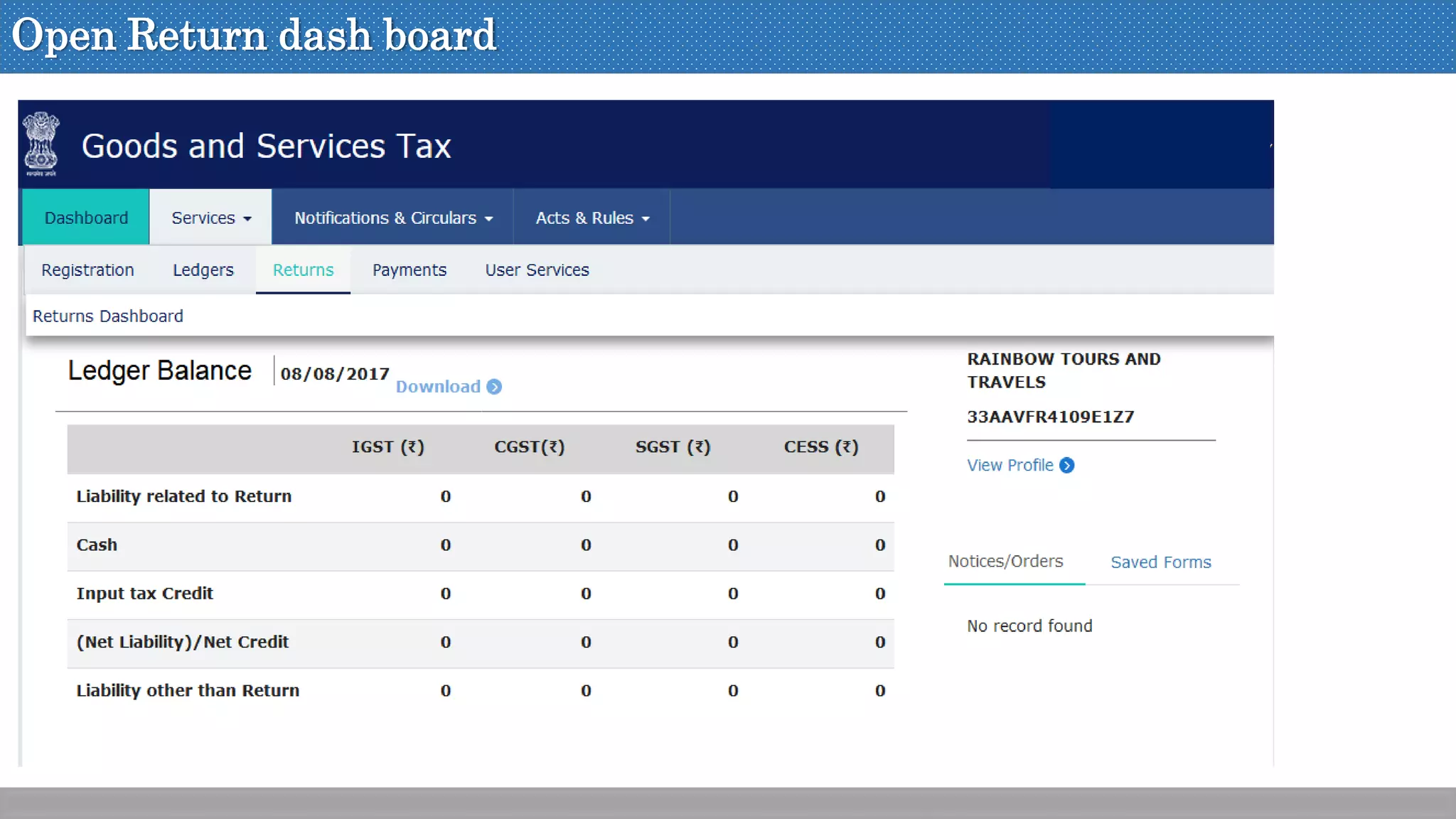 GSTR 3B Return Filing Process | PDF GSTR 3B Return Filing Process | PDF