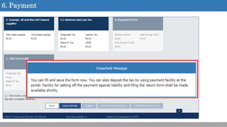 GSTR 3B Return Filing Process | PDF