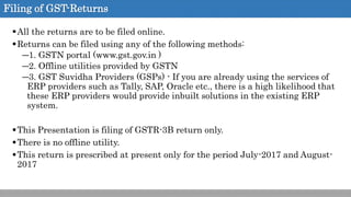 GSTR 3B Return Filing Process | PDF