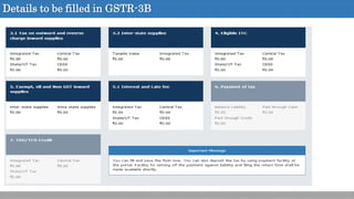 GSTR 3B Return Filing Process | PDF