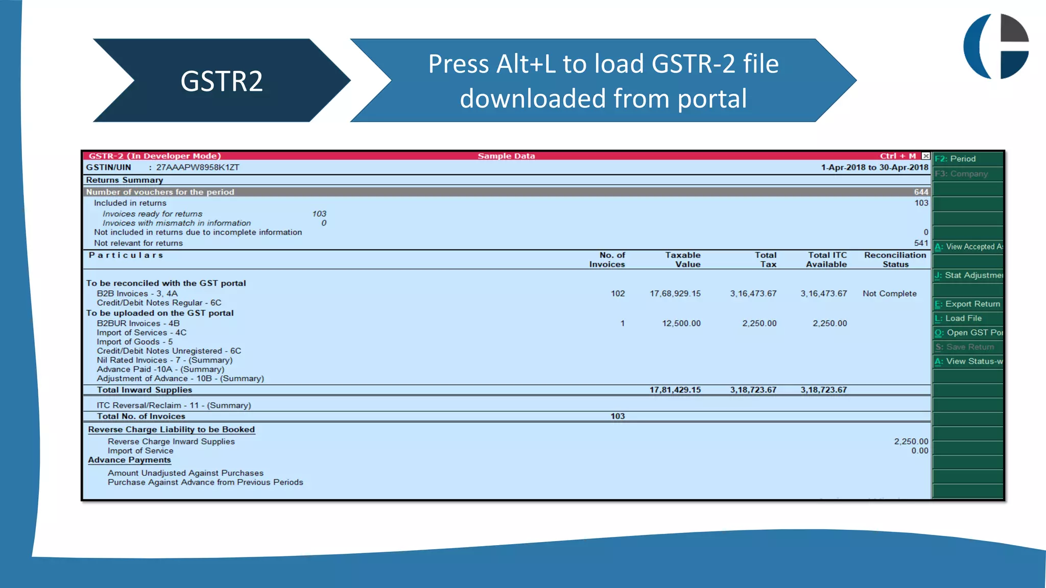 ITC RECONCILIATION ALERT UTILITY | PPT