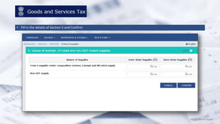 GST 3B RETURN FILING AND PORTAL VIEW | PPT