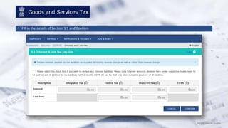 GST 3B RETURN FILING AND PORTAL VIEW | PPT