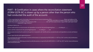 Guide to File GSTR 9C | PPT