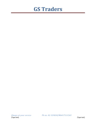 Gs trader letter head | PDF