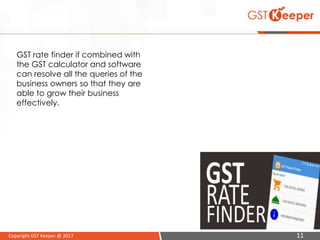 Gst rate finder app how does it works | PPT