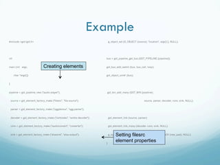 Gstreamer Basics | PPT