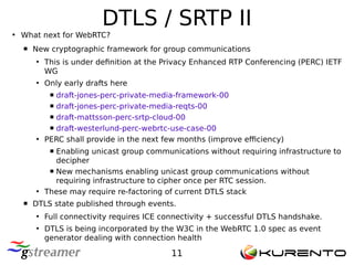 Implementing a WebRTC endpoint in GStreamer: challenges, problems and perspectives | PPT