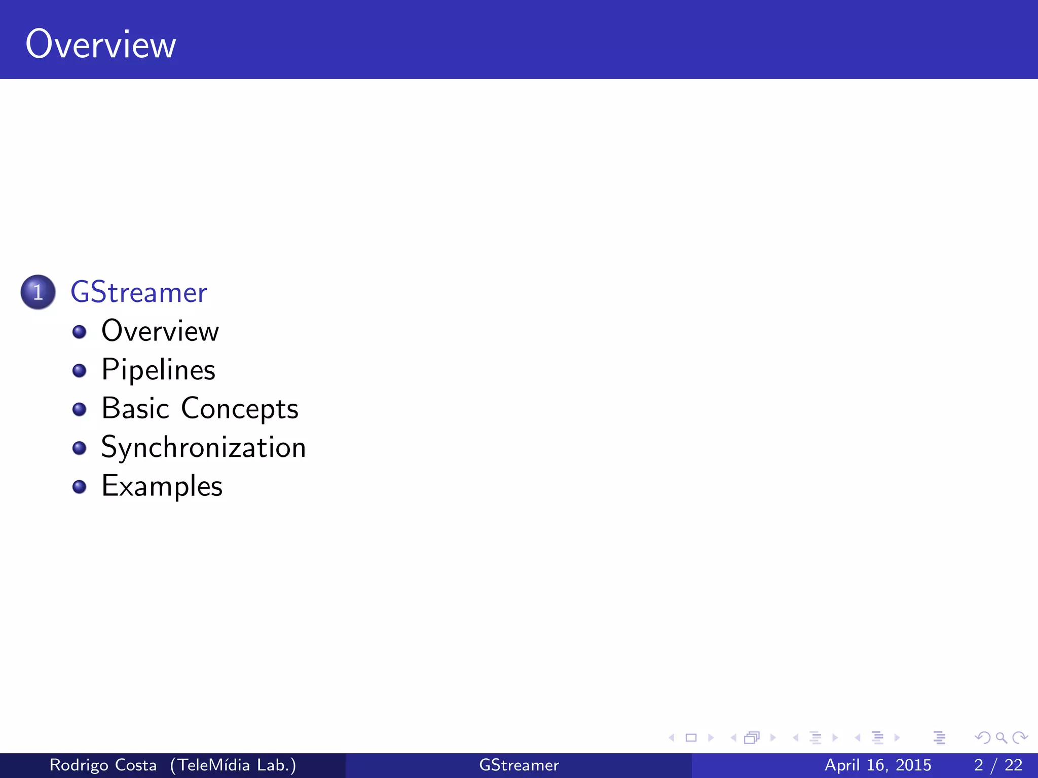 Gstreamer: an Overview | PDF