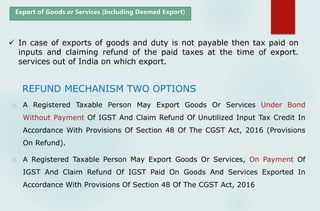 Apply GST Refund | PPT