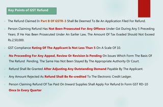 Apply GST Refund | PPTX