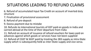 GST Refund | PPTX | Business Accounting & Finance | Business