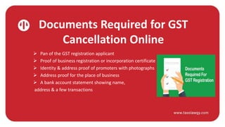 Gst registration | PPT