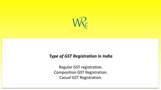 Gst registration in india | PPTX