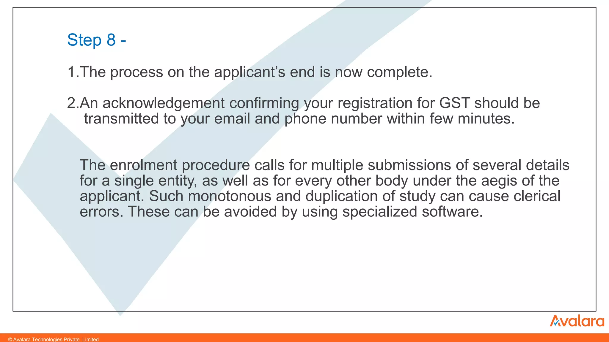 GST Registration Process | PPTX
