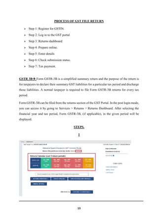 GST RETURN and Tally Internship report.docx