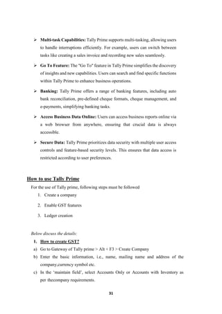 GST RETURN and Tally Internship report.docx