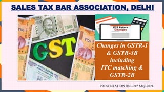 GST RETURNS DIFFRENCE BETWEEN GSTR2A GSTR2B GSTR 1 GSTR 3B | PPT