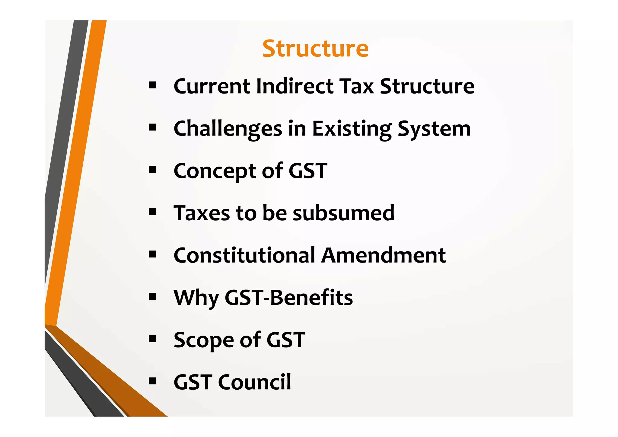 GST Simplified Series#1: Concept, Scope, Levy & Applicability | PDF