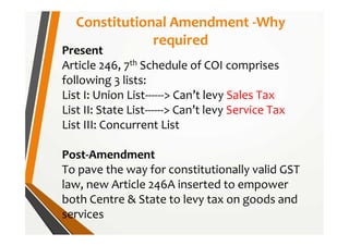 GST Simplified Series#1: Concept, Scope, Levy & Applicability | PDF