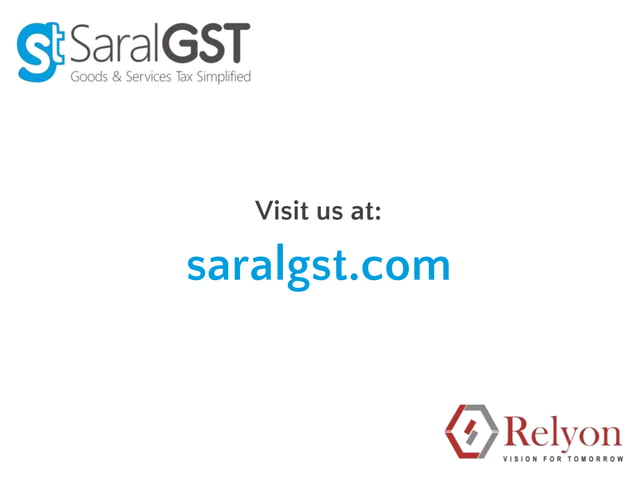 Saral GST Software - Benefits and Features | Software for GST return ...