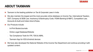 GST - Get largest online database on Goods & Services Tax | PPTX