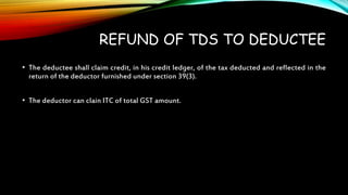 TDS under GST | PPTX
