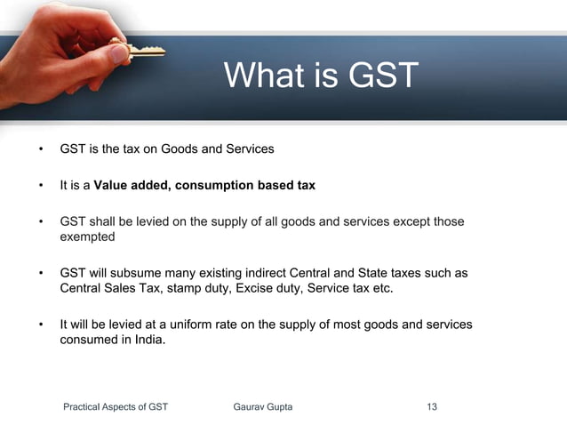 GST I The Framework | PPTX