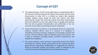 GST UNIT 1 learning and practice of goods and services | PDF