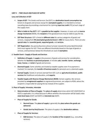 TIME VALUE AND PLACE OF SUPPLY GSTUNIT2.docx