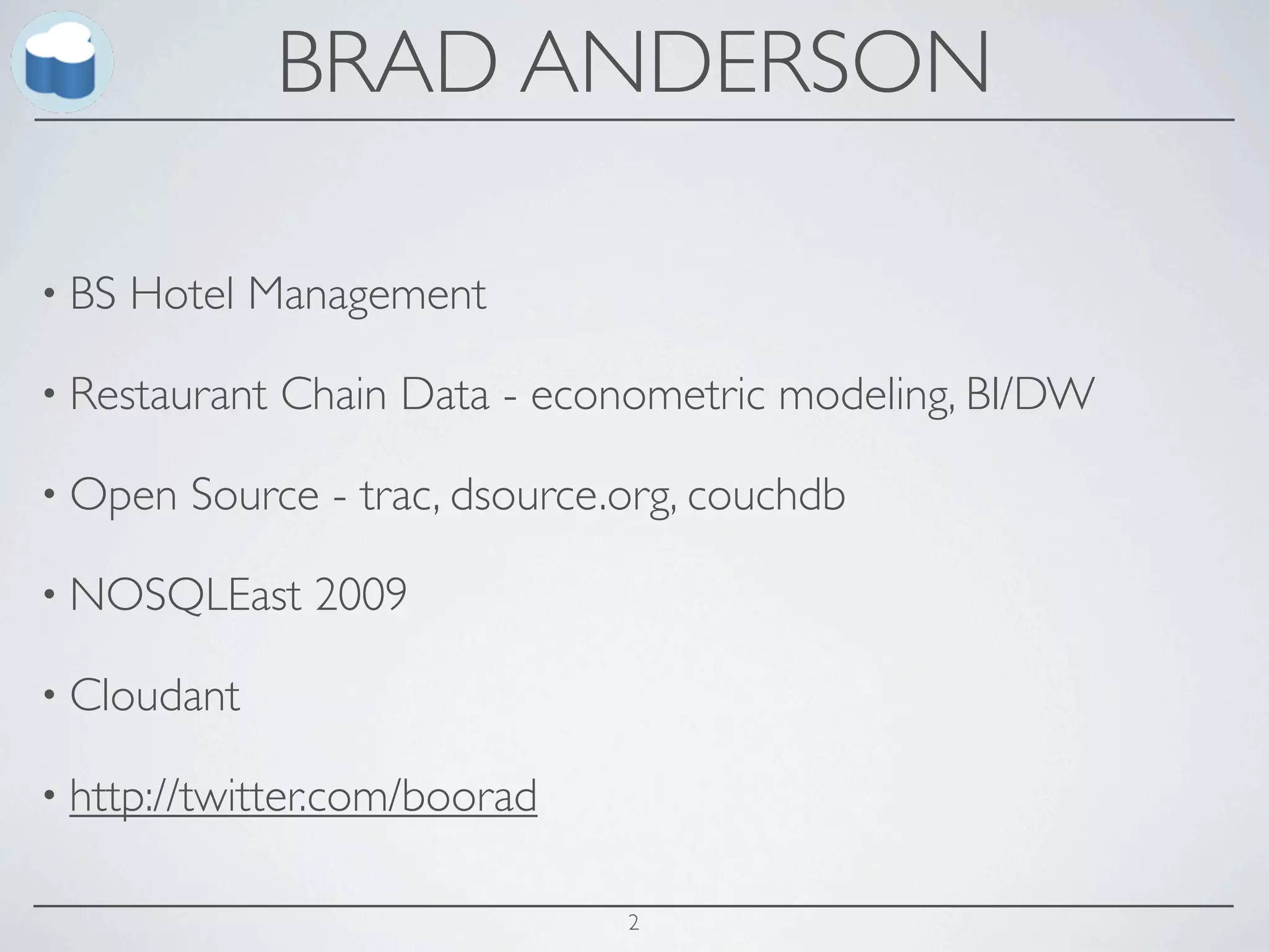 Nosql Couchdb And The Cloud Key Databases Computer Software And