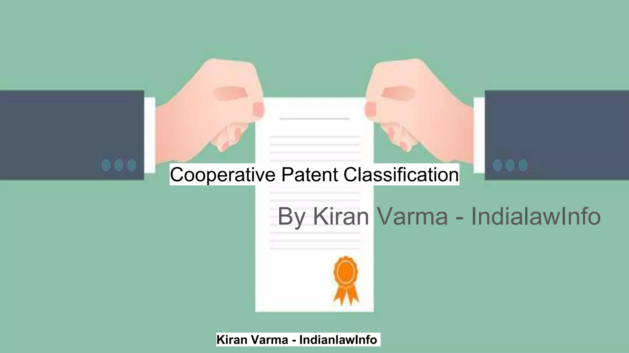 Cooperative patent classification | PPTX