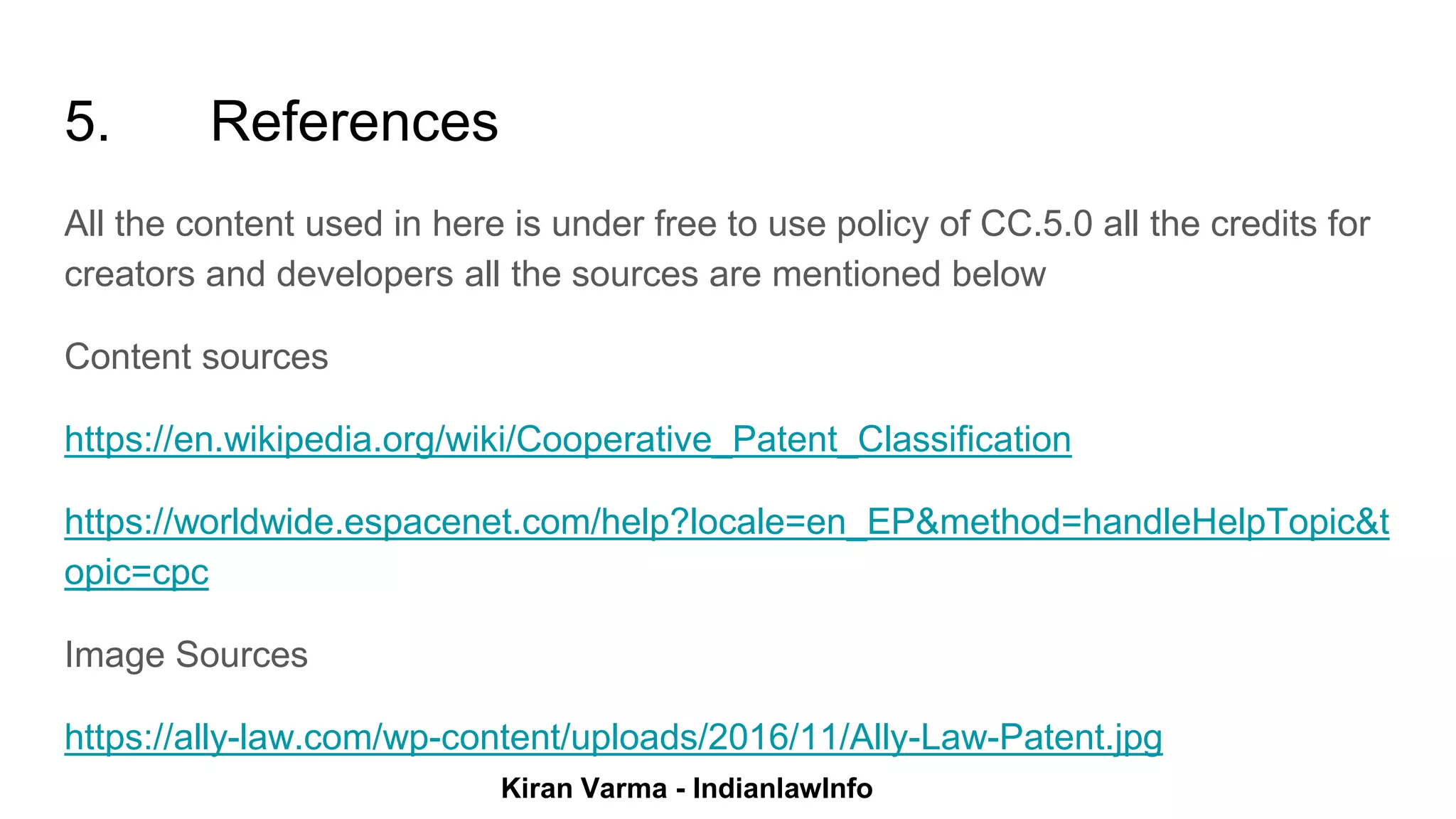 Cooperative Patent Classification Pptx