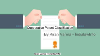 Cooperative patent classification | PPTX