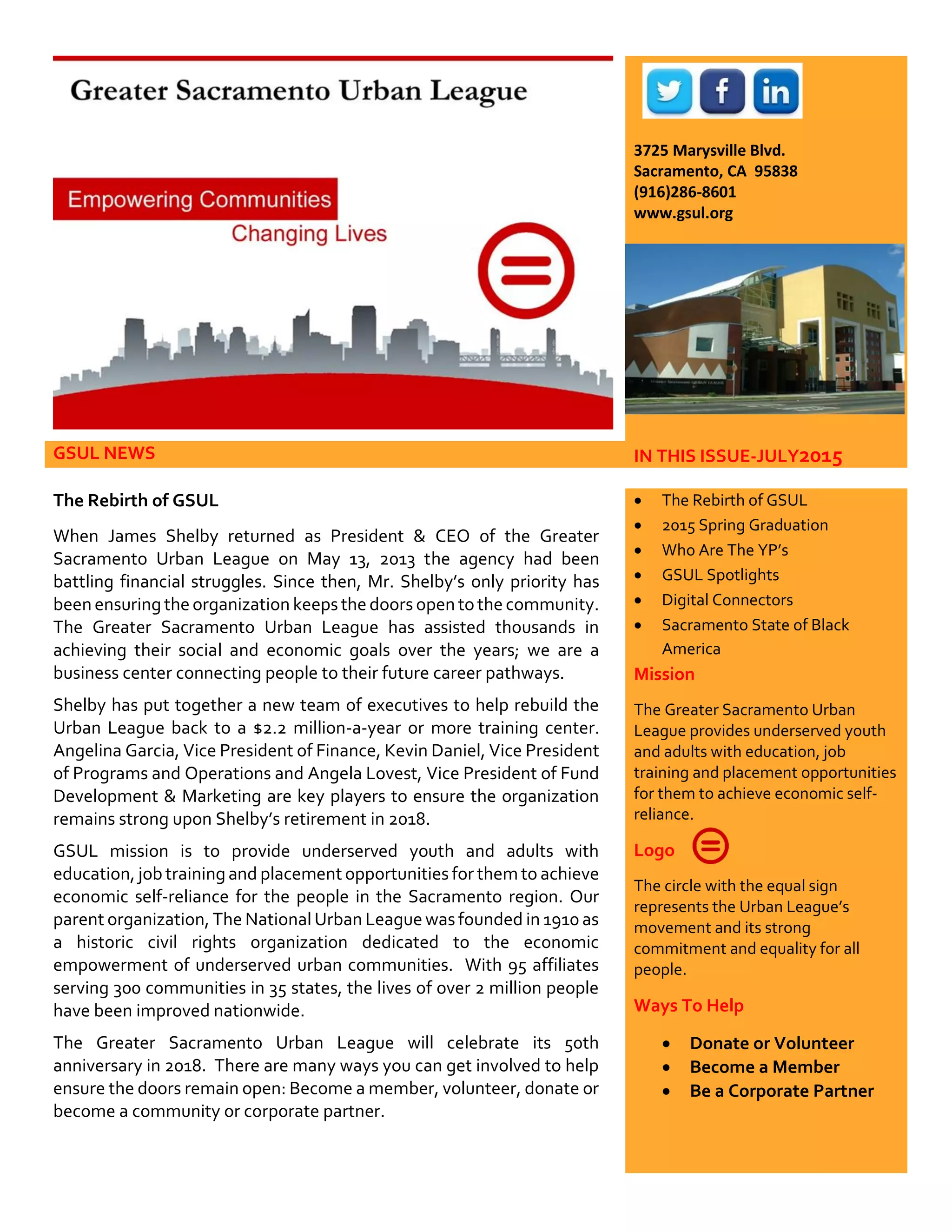 GSUL News Letter - July | PDF