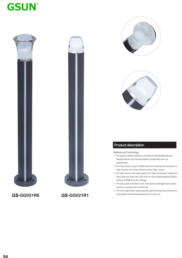 Outdoor Gsun Catalogue 2018 | PDF