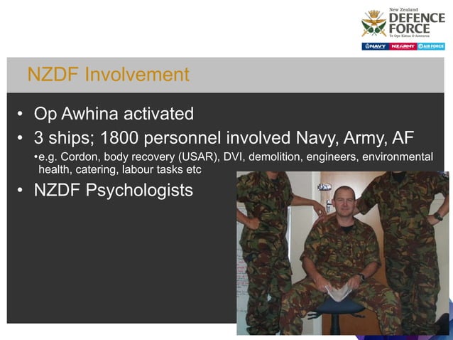 G Sutton, NZDF response to Christchurch eq feb 2011 | PPT