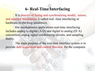 Mechatronics-Introduction to Mechatronics System | PDF